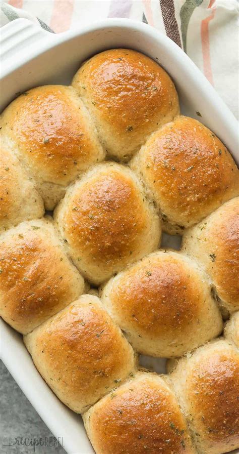 Homemade Garlic Herb Dinner Rolls Recipe Video