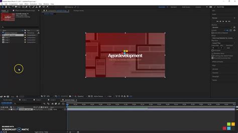 How To Create A New Composition In Adobe After Effects CC 2017 YouTube
