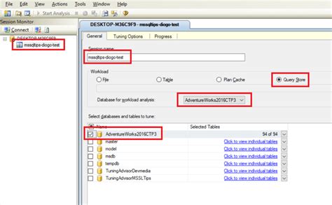 sql server query optimization with database engine tuning advisor