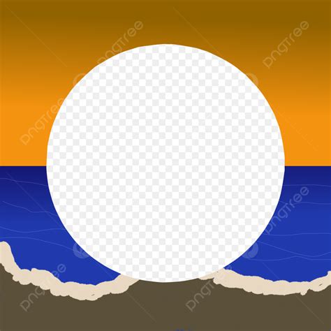 Twibbon Vacaciones En La Playa PNG Twibbon Fiesta Playa PNG Y PSD