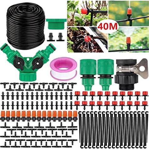 SaiXuan Système d irrigation Jardin Kit d irrigation Goutte 158 Pcs