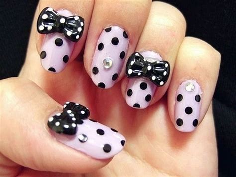 45 Wonderful Bow Nail Art Designs 2023