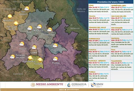 CONAGUA Clima on Twitter El Pronóstico Meteorológico a 72 horas
