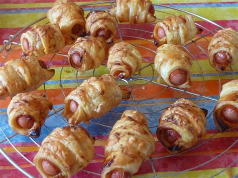 Roulé de saucisses et pâte feuilletée pour apéro
