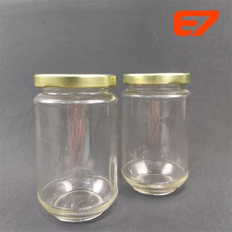 Jual Toples Kaca Jar Beling Bulat Tutup Seng Botol Kaca Bumbu 330ml