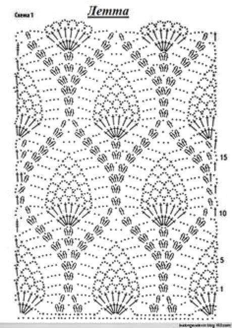 Crochês da Letícia 10 gráficos de crochê ponto abacaxi