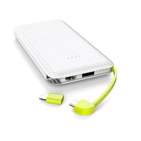 Carregador Port Til Kaidi Power Bank Original Slim Kd Mah