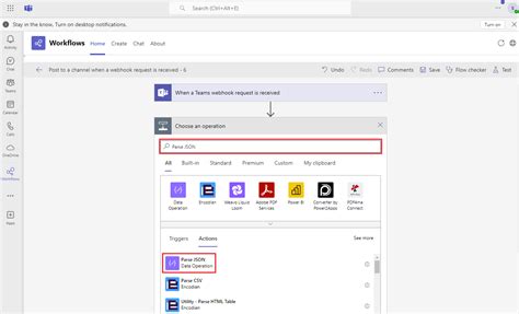How Can I Configure The Microsoft Teams Webhook To Receive DSM System