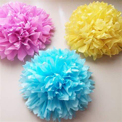 Pompom De Papel Crepom Modelos Para Inovar Na Decora O Da Festa