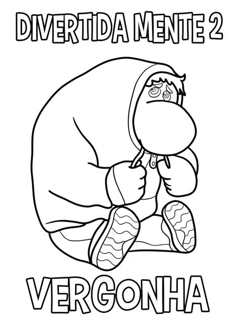 Desenho Para Colorir Divertida Mente 2 Desenho Para Colorir
