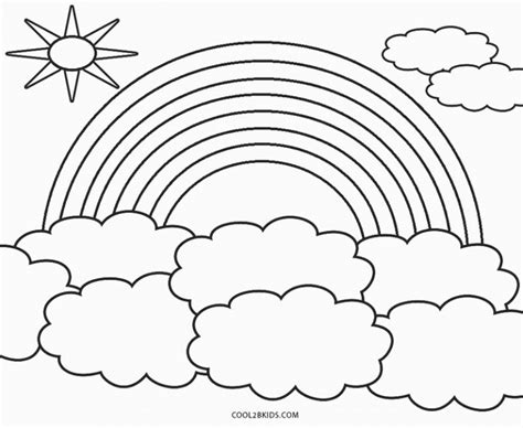 Coloriages Arc en Ciel Coloriages Gratuits à Imprimer