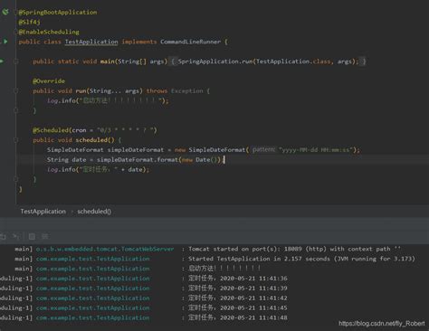 springboot启动时立即执行的方法和定时任务的 springboot 定时任务如何在启动项目之后开始算 csdn博客
