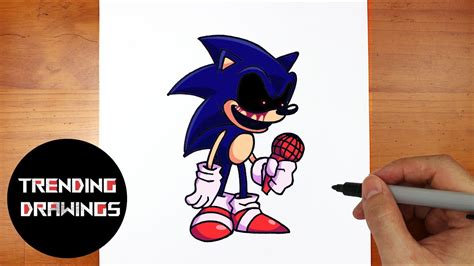 How To Draw Sonicexe Fnf Coloring Pages Cartoon Coloring Pages Porn