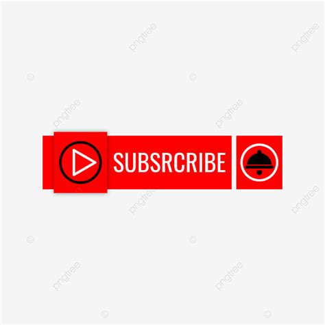 Youtube Subscribe Button Vector Hd PNG Images Subscribe Button For