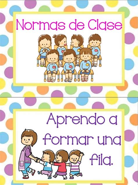Normas Para La Clase O El Salón Motivo Furima Pdf
