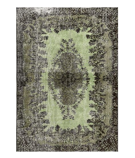 Vintage Vloerkleed Beige Groen 162x236cm Merel In Wonderland