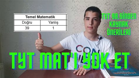 Tyt Matemat K Kaynak Ner Ler Tyt S Nden Kaynak Tavs Yeler