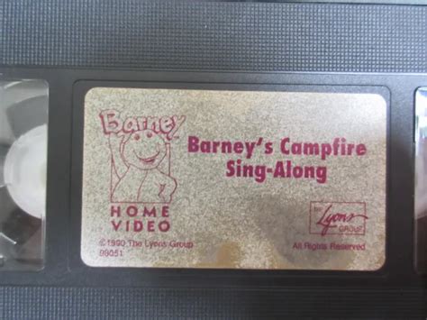 Barney Campfire Sing Along Vhs Video Tape Classic Collection The Best