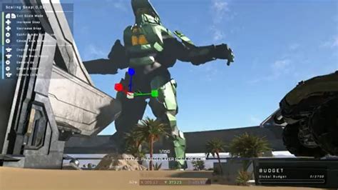 Halo Infinite The Resizing Of Objects In Forge Mode Leaked On Video