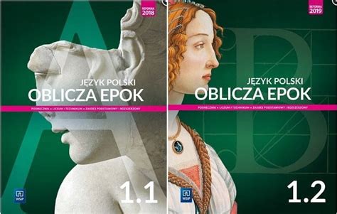 Język polski Oblicza Epok klasa 1 część1 i 2 WSIP 12478386749