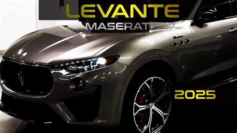 2025 Maserati Levante SUV A Confortable Four Up Conveyance YouTube