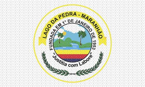 Brasão e Bandeira da Cidade de Lago da Pedra MA mbi br
