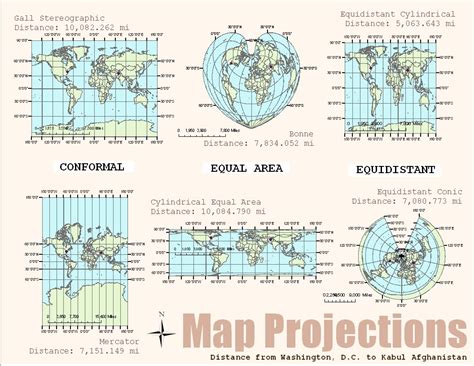 Geography Intro To Gis Lab Map Projections