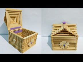 Popsicle Stick Craft Idea How To Make Jewelry Box From Stick Ice