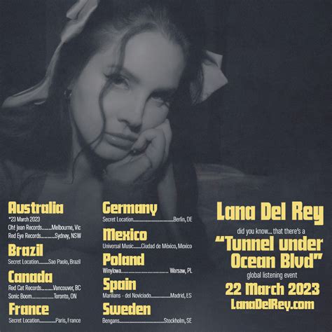 Lana Del Rey Tour Dates 2025 Uk Sile Bridgette