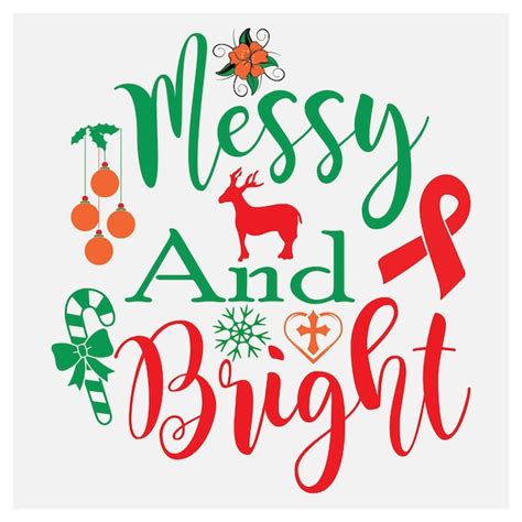 Premium Vector Happy And Merry Christmas T Shirt Design