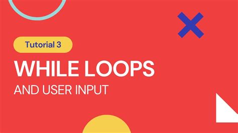 tutorial 3 while loop youtube