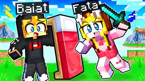 BedWars BAIETI VS FETE Cine CASTIGA YouTube