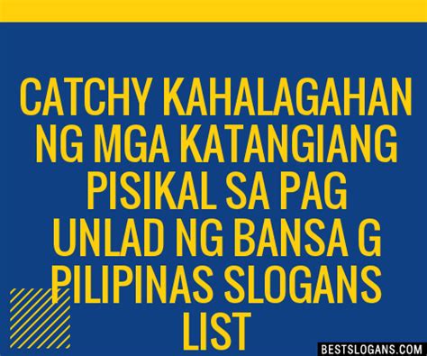 100 Catchy Kahalagahan Ng Mga Katangiang Pisikal Sa Pag Unlad Ng Bansa