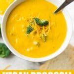 Vegan Broccoli Cheese Soup Nora Cooks
