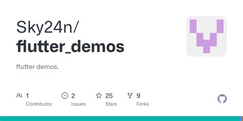Github Sky N Flutter Demos Flutter Demos
