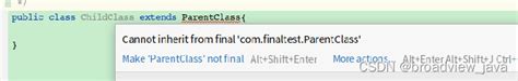 java基础系列 五 final关键字用法 java中final关键字的用法 csdn博客