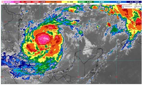 Esta es la hora en la que el Huracán Milton impactará Yucatán Sigue su