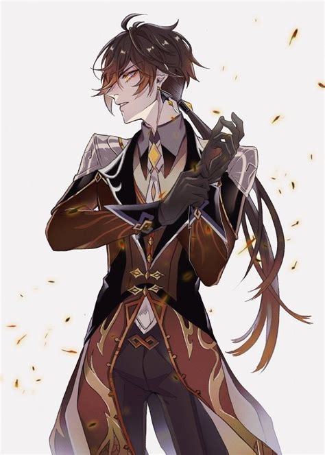 13 Wallpaper Genshin Zhongli Fanart Anime WP List