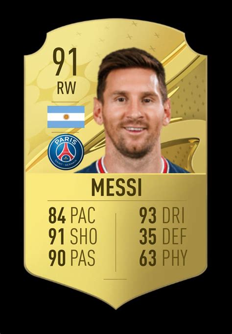 Prediction FIFA 23 Rare Gold Card In 2022 Fifa Card Fifa Messi