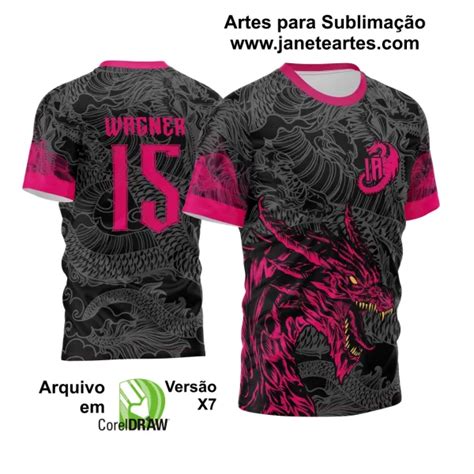 Arte Vetor Camisa De Interclasse Drag O Janete Artes