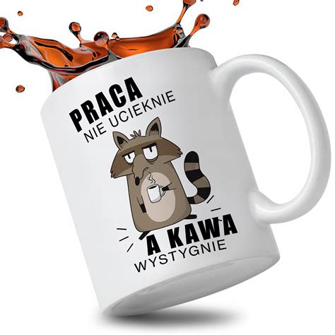 KUBEK 330ml Szop Śmieszny Prezent DO PRACY 64 Kubek Ceramiczny Na