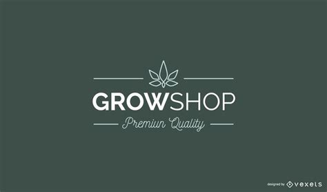 Grow Shop Custom Logo Design In 2022 Custom Logo Design Logo Design