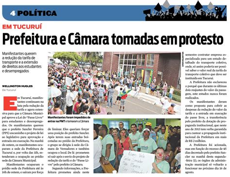 Jornal De Tucuru E Regi O Gazzeta Regional Di Rio Do Par No Caderno