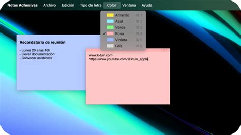 Poner Notas En El Escritorio Del Mac Blog K Tuin