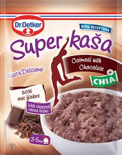 Super kaša s čokoladom i chia sjemenkama Proizvodi