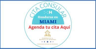 Cita Consulado De Honduras En Miami