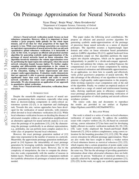 pdf on preimage approximation for neural networks