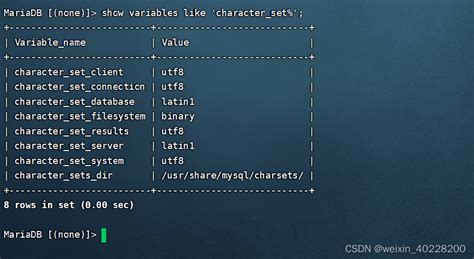 mysql字符集详解 csdn博客