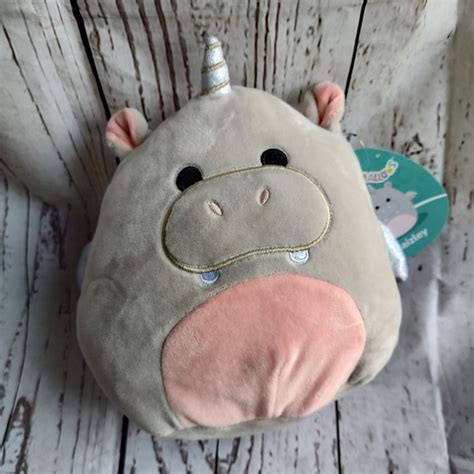 Kellytoy Toys Squishmallow Hailey Rhino Unicorn Nwt 8 Poshmark