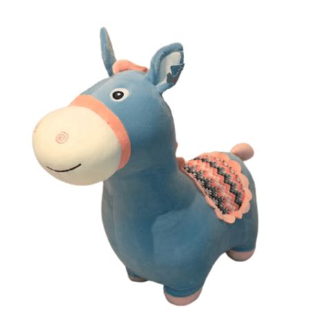 Peluche Cheval Bleu Pilou Peluche